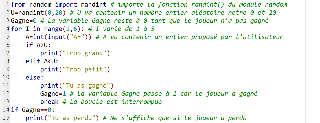 Exercices Corrigés De Maths De Seconde Générale Algorithmes Et Python Exercice3 